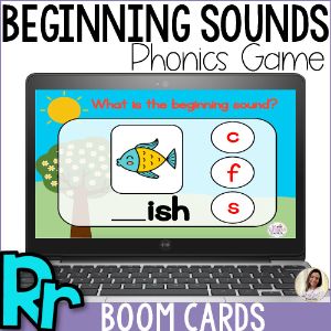 Initial Sounds Activities | Drag & Drop Game | Phonics - Boom Cards