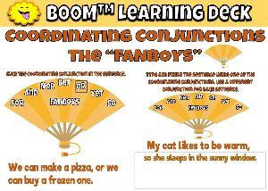 Coordinating Conjunctions-The FANBOYS - Boom Cards