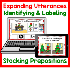 Christmas Stocking | Prepositions - Boom Cards
