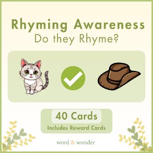 Rhyming Awareness - Boom Cards