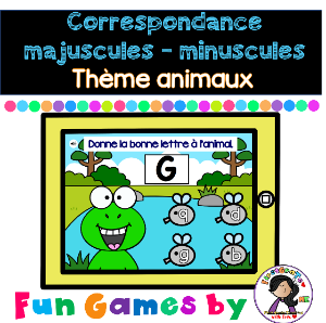 Boom Cards - Correspondance majuscules - minuscules