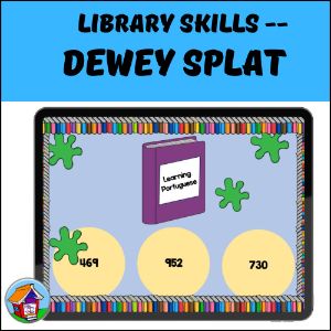 Library Skills - Dewey Splat -- Nonfiction Call Numbers - Boom Cards