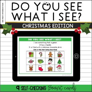 Christmas Inferencing | Do You See What I See? - Boom Cards