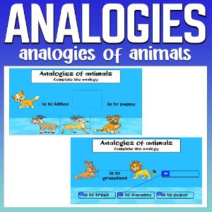 Analogies - Boom Cards