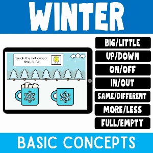 Winter Basic Concepts - Boom Cards