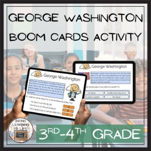 George Washington Comprehension Activity - Boom Cards