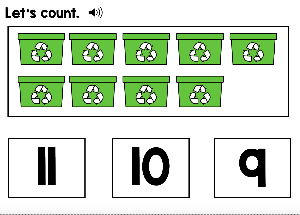 Recycling Counting 1-10 | Special Education | Autism - Boom Cards