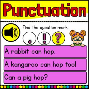 Find the END PUNCTUATION 1 - Boom Cards