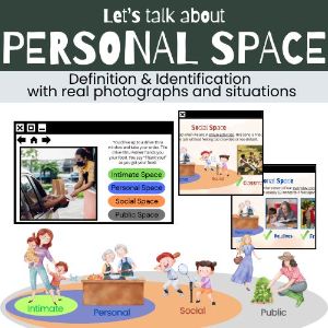 Types of Personal Space: Define, Identify, Process - Boom Cards
