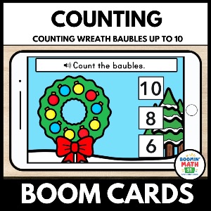 #BOOMIN26 Counting Wreath Baubles - Boom Cards