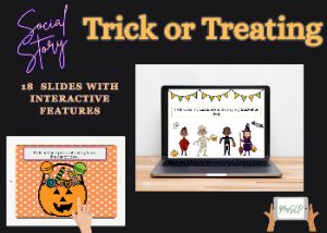 Trick or Treat Story - Boom Cards
