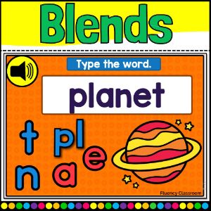 BLENDS Beginning pl Type - Boom Cards