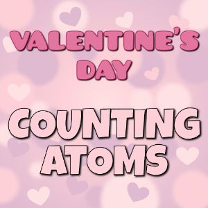 Valentine's Day Counting Atoms - Boom Cards