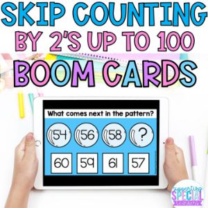 Skip Counting by 2's up to 100 - Boom Cards