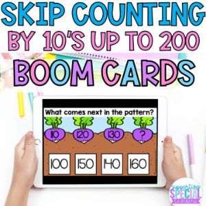 Skip Counting by 10s up to 200 - Boom Cards