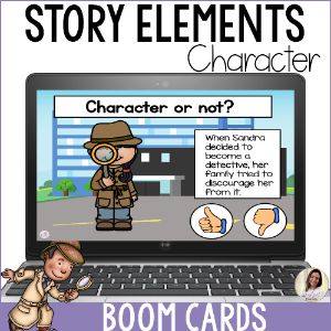 Story Elements | Characters | SAMPLE DECK FREEBIE - Boom Cards