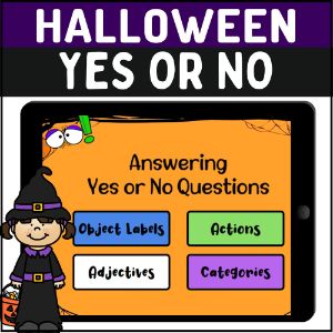 Halloween Yes No Questions - Boom Cards