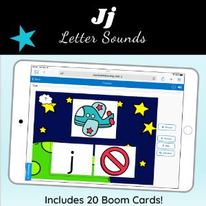 Letter Sound J - Initial Sounds Identification - Boom Cards