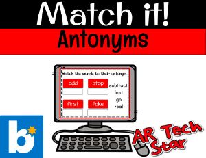 Match It! Antonyms - Boom Cards