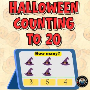 Halloween counting to 20 - Boom Cards