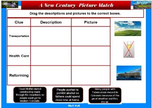 The Colorado Story: Chapter 6, Lesson 1: A New Century - Boom Cards