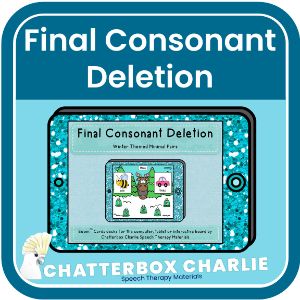 Final Consonant Deletion Minimal Pairs Feed the Winter - Boom Cards