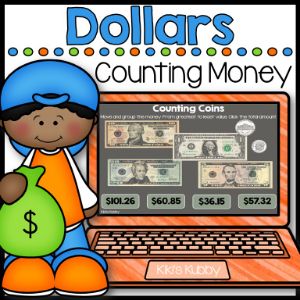 Counting Money Deck 2: Dollars and Coins - Boom Cards