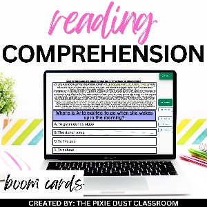 Reading Comprehension and Highlighting Evidence - Boom Cards