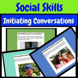 Social Skills Initiating Social Conversations - Boom Cards