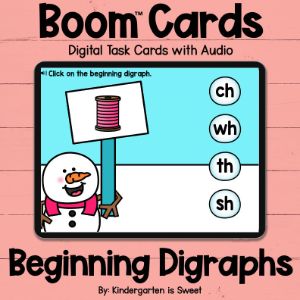 Beginning Digraphs - Boom Cards