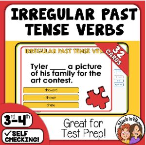 Irregular Past Tense Verbs - Boom Cards