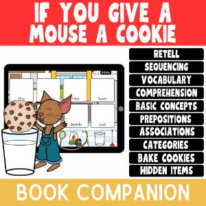 If You Give a Mouse a Cookie Book Companion - Boom Cards