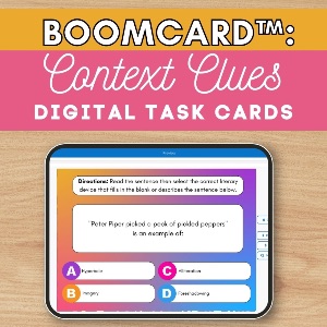 Find Boom Cards games and activities