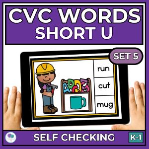 CVC Short U Game | Phonics - Boom Cards
