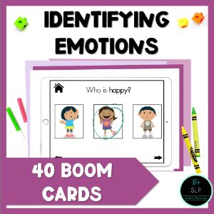 Identifying Emotions and Feelings Social Skills Activity - Boom Cards