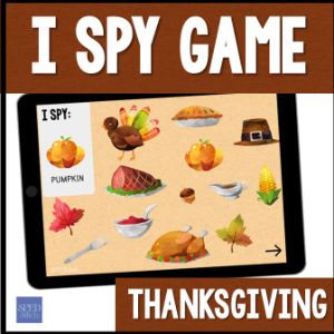I SPY: Thanksgiving - Boom Cards