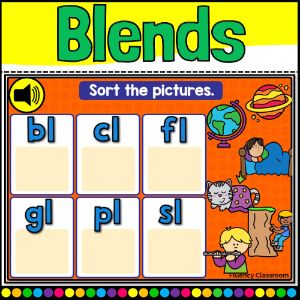BEGINNING L-BLENDS Sort - Boom Cards