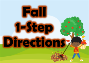 Fall 1- Step Directions - Boom Cards