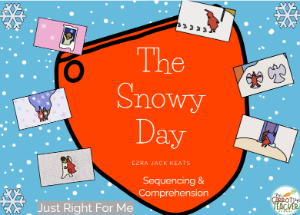 The Snowy Day Sequencing & Comprehension - Boom Cards