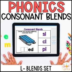 L Blends Boom Cards Consonant Blends Phonics Practice - Boom Cards