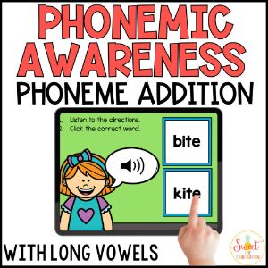 Phonemic Awareness- Adding Phonemes: CVCe Words - Boom Cards