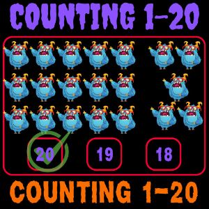 Halloween Counting up to 20 - Boom Cards