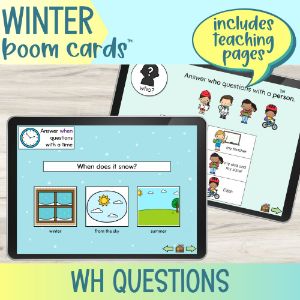 Winter WH Questions - Boom Cards