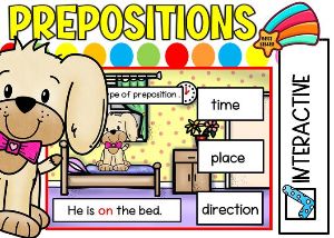 types of prepositions boom cards. - Boom Cards