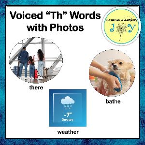 Voiced "Th" Words with Photos - Boom Cards