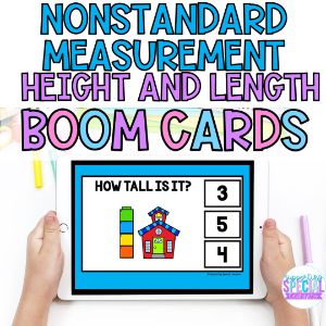 Nonstandard Measurement - Length and Height - Boom Cards